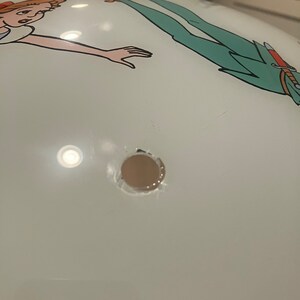 Peter Pan-glass Ceiling Light Shade-vintage- Peter-wendy-michael-john ...