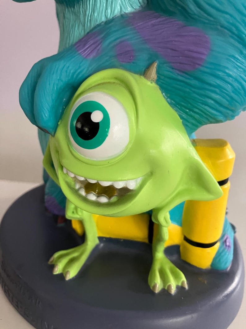 2001 Disney / Pixar MONSTERS INC Sully & Mike Coin Piggy Bank-vintage ...
