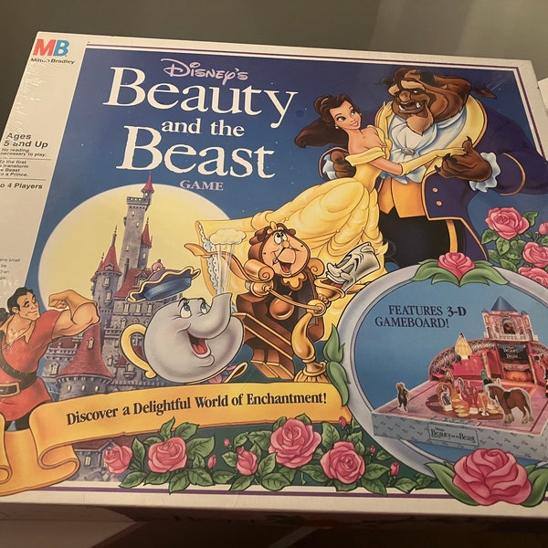 Beauty and the Beast Board Game - Etsy