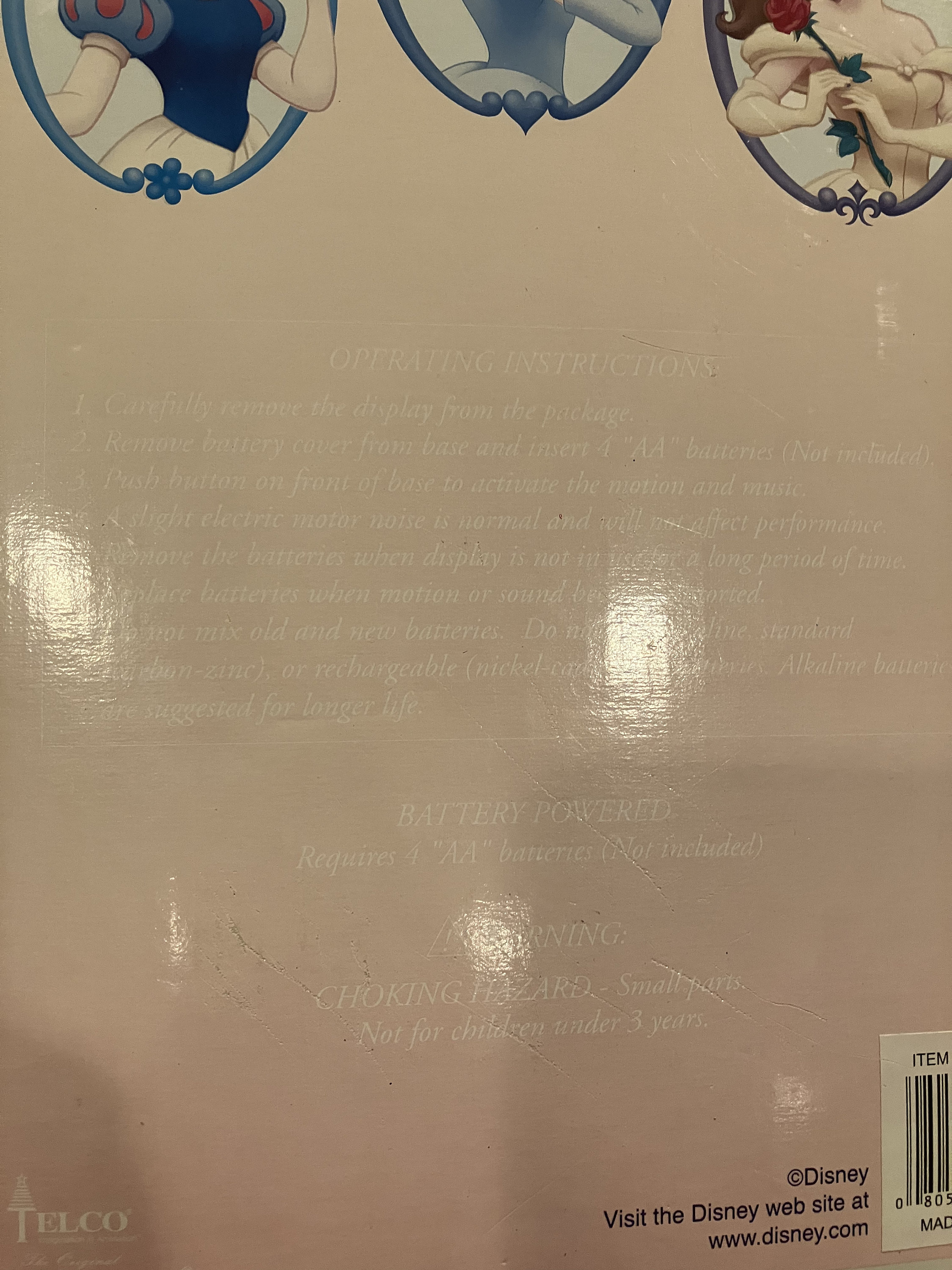 Vintage Telco-animated-musical-disney Princess-snow White-15 Inches-new ...
