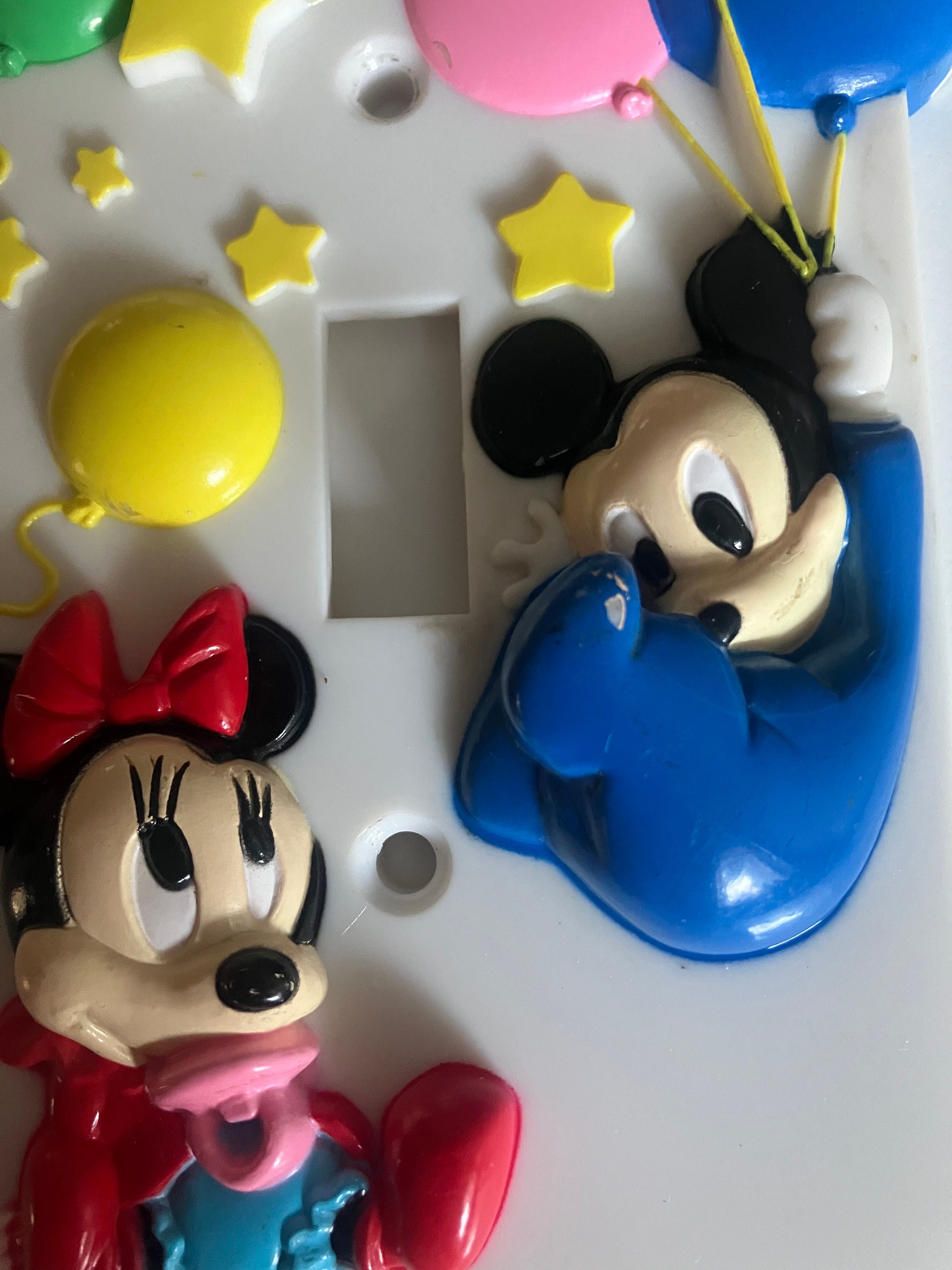 Mickey and Minnie Mouse Babies-light Switch - Etsy