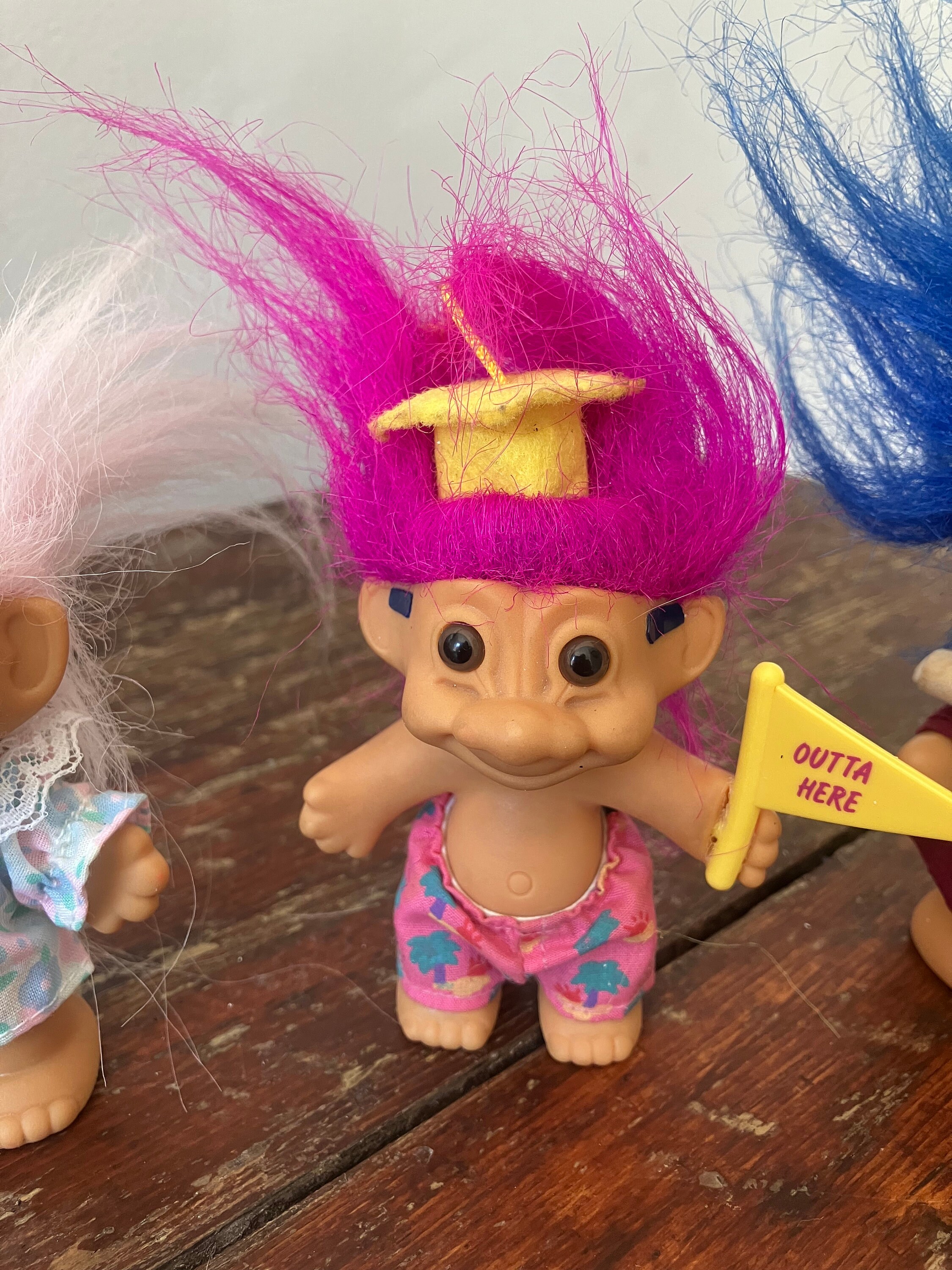 Vintage RUSS TROLL-6 Choices-cat Halloween-grad-birthday-valentines ...