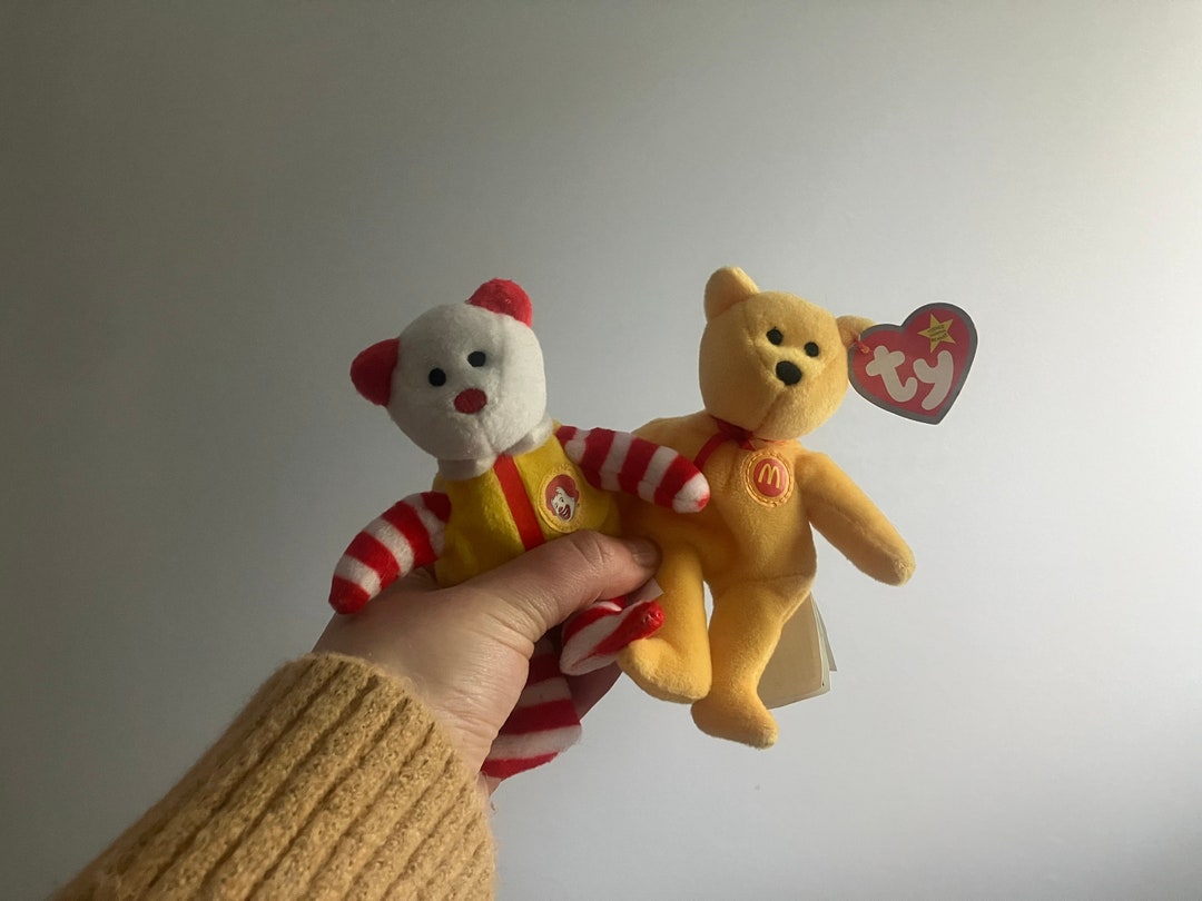 TY Mcdonald’s Bears-mini Ty-golden Arches and Ronald Mc Donald-set of 2 ...