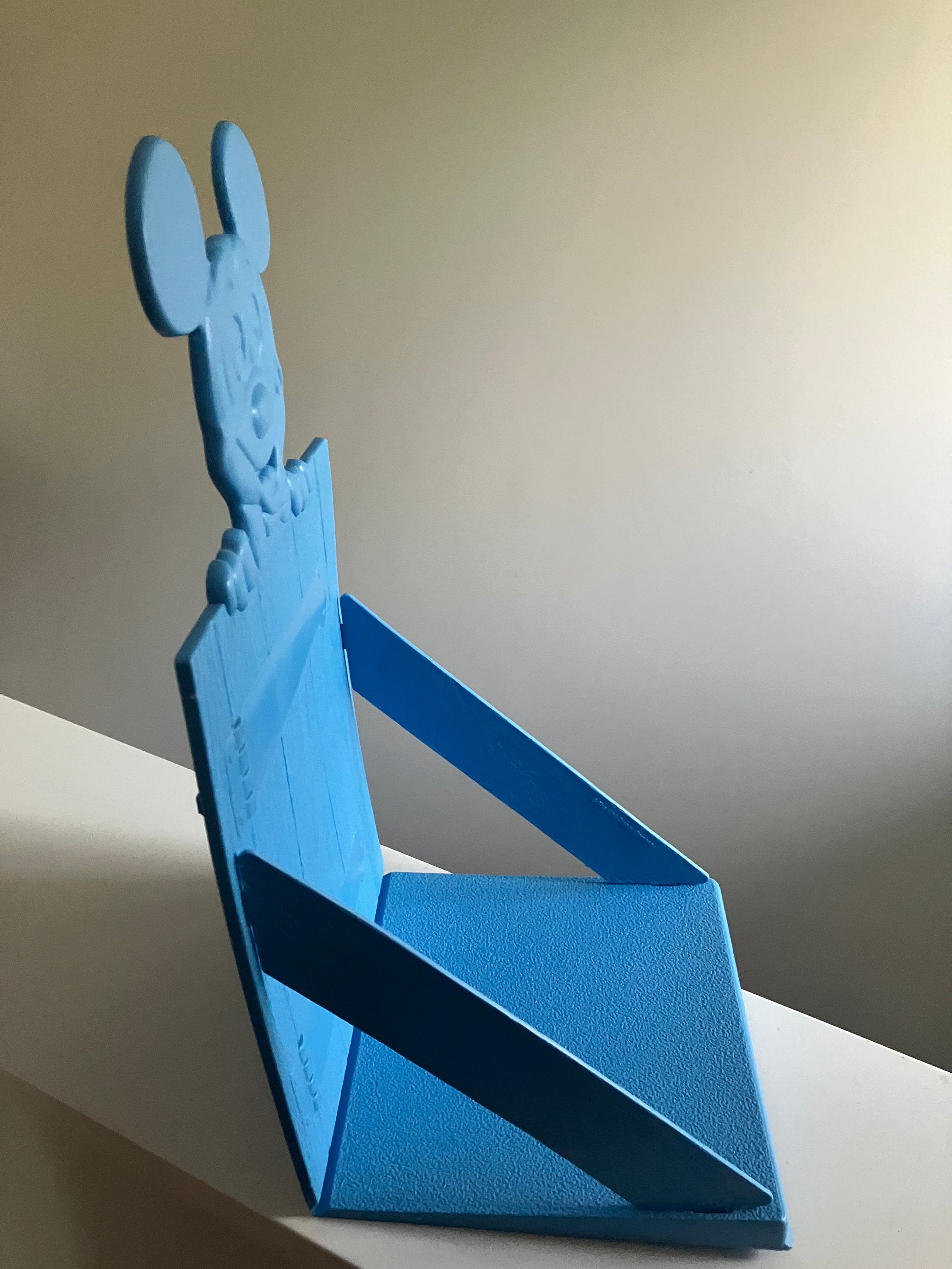 Vintage-mickey Mouse Bookshelf-book End-disney Book Storage-blue ...