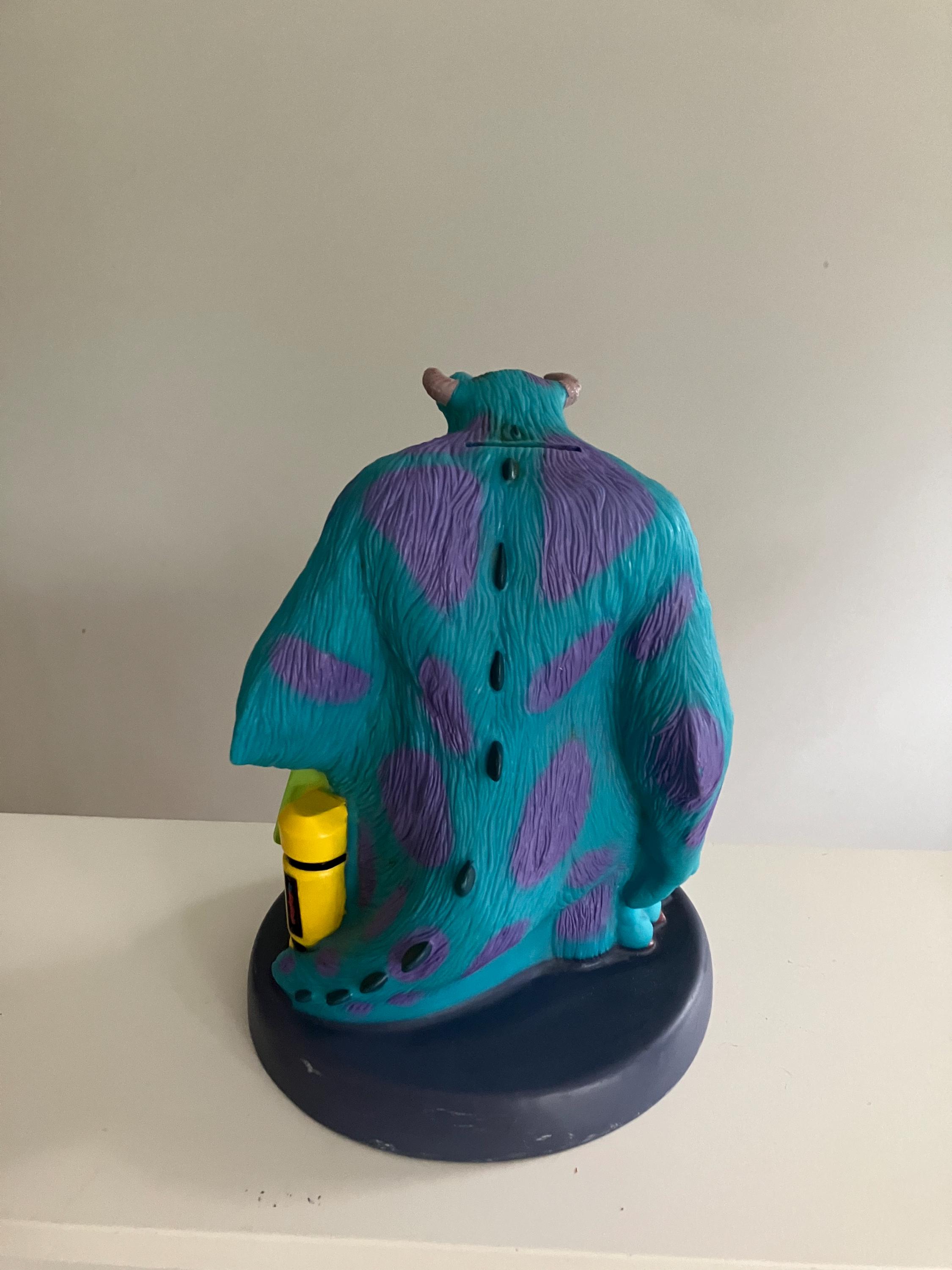 2001 Disney / Pixar MONSTERS INC Sully & Mike Coin Piggy Bank-vintage ...