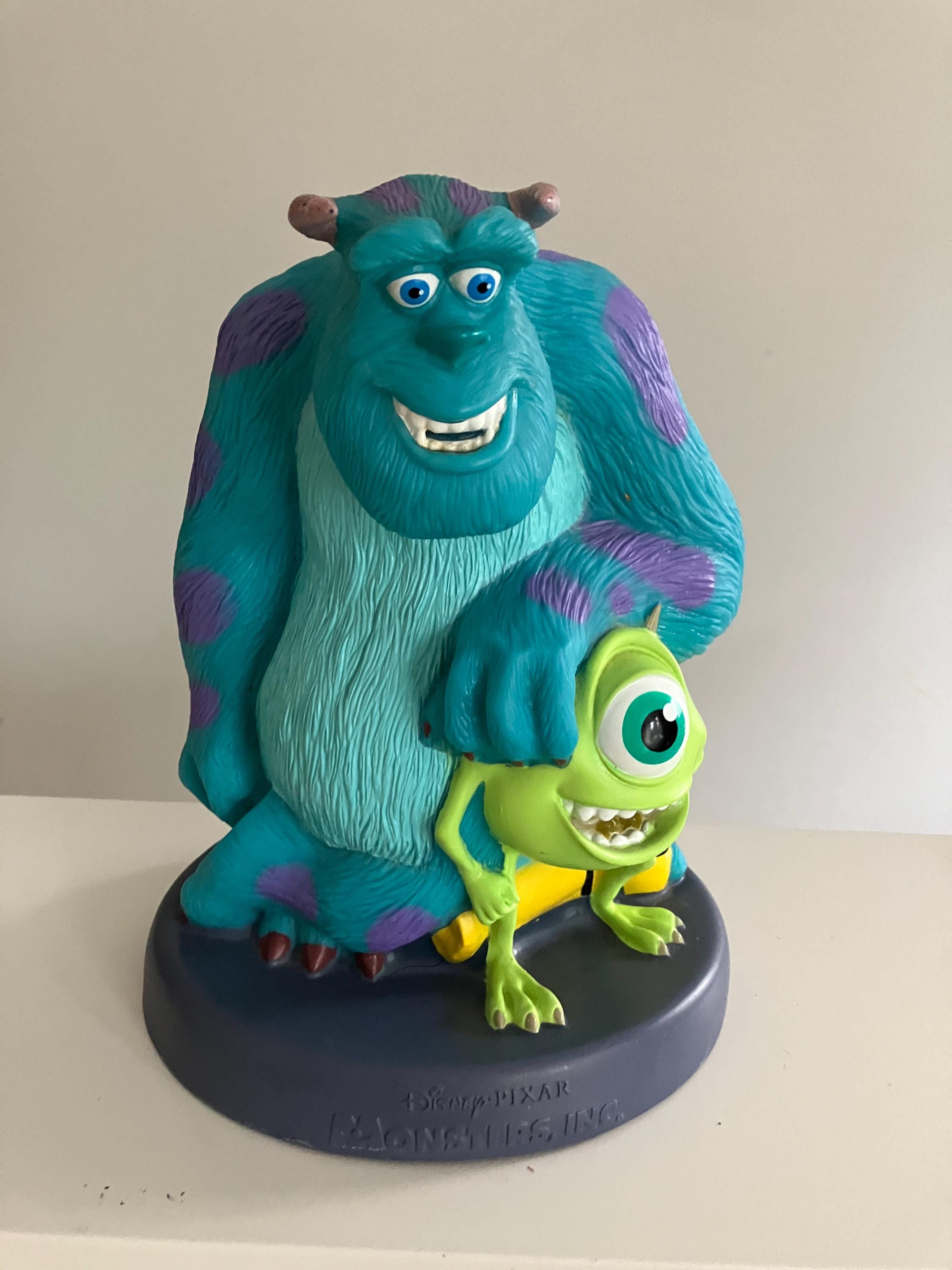 2001 Disney / Pixar MONSTERS INC Sully & Mike Coin Piggy Bank-vintage ...