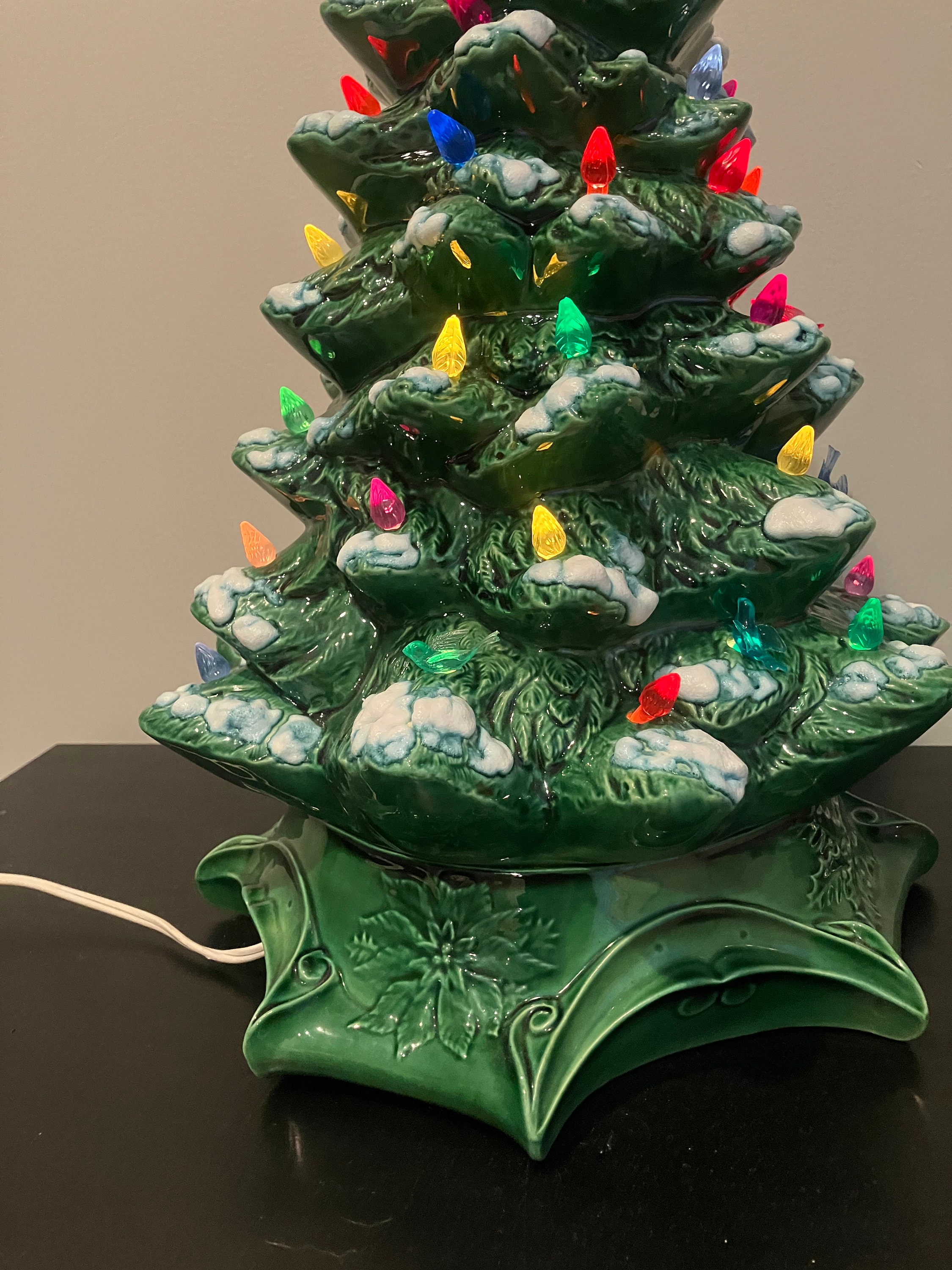 20 Inch Tall Ceramic Tree-vintage-nice Large Base-beautiful - Etsy