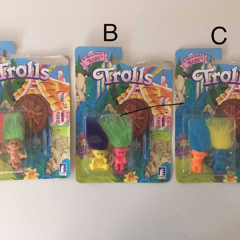 1992 Troll Doll - Etsy