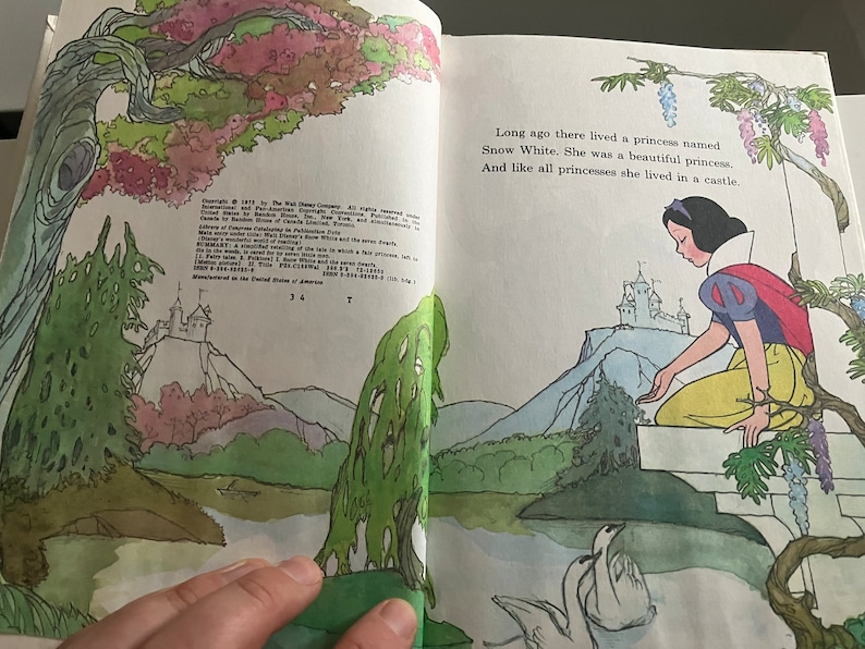 7-vintage-disney-hard Cover Books-little Mermaid-dumbo-beauty and the ...