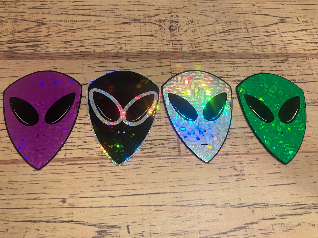 Vintage-alien Stickers-vending Machine-holographic - Etsy