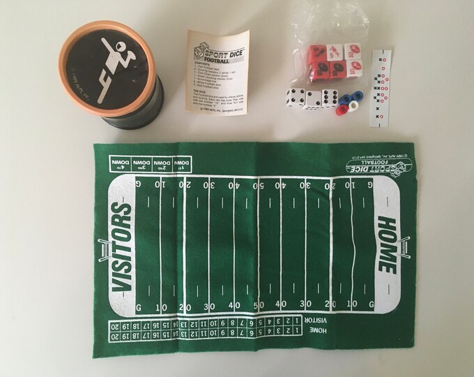 Dice Football Game With Storage - Etsy Canada