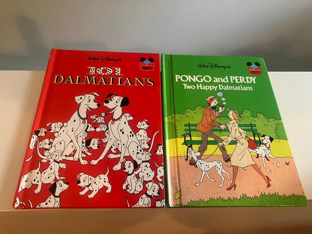 Vintage Disney Book Set of 2-101 Dalmatians-pongo and Perdy Two Happy ...