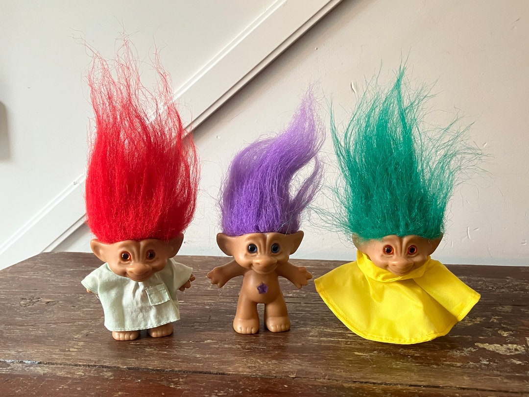 Vintage Ace Trolls-ace Novelty Trolls-troll Diamond Bellybutton-gem ...