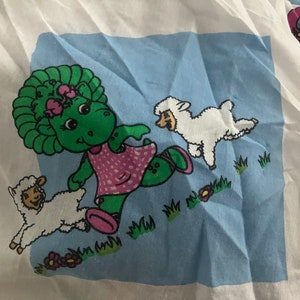 Vintage-barney and Friends-fitted-sheet-single- - Etsy