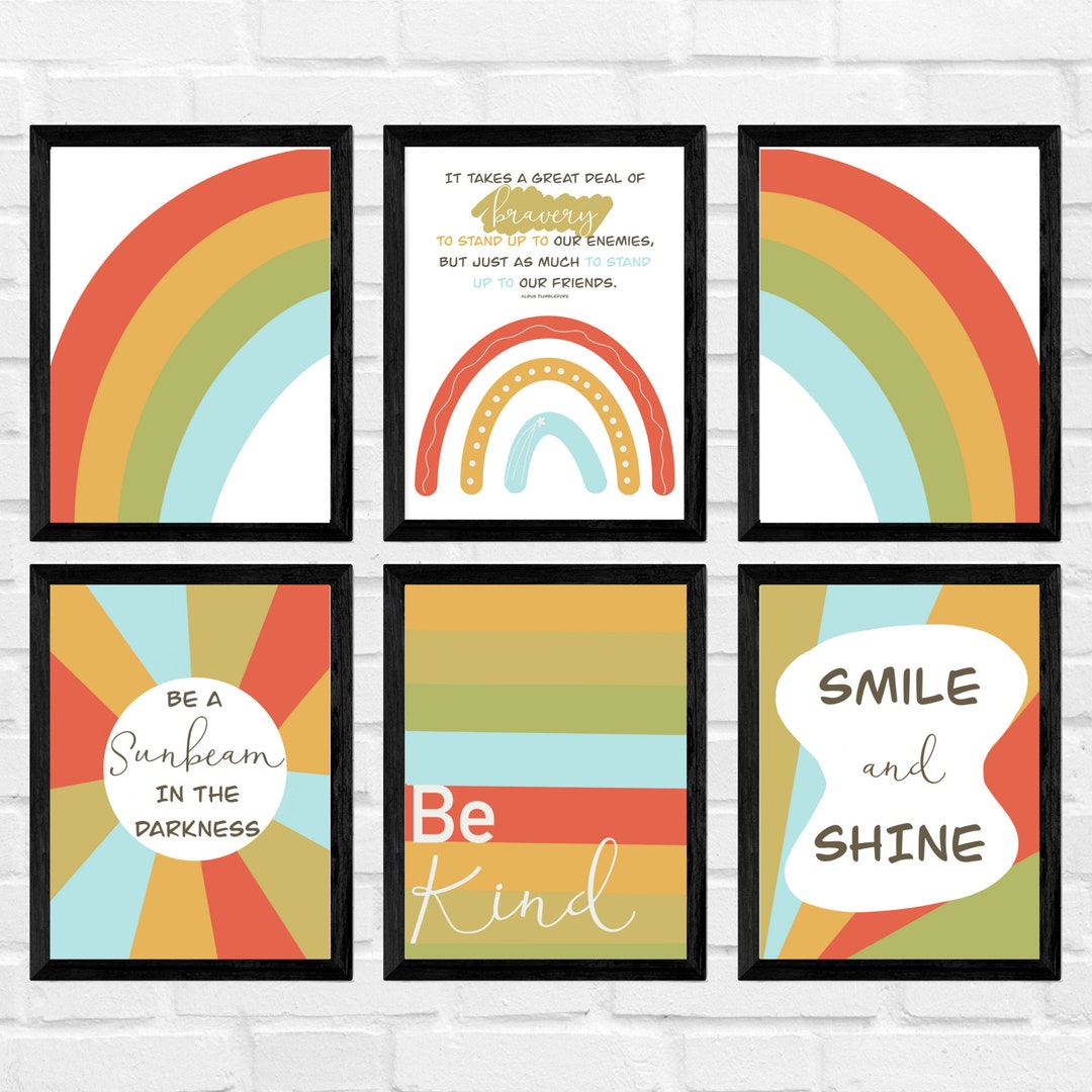 Digital Download Bundle, Printable Posters It Takes Bravery and ...