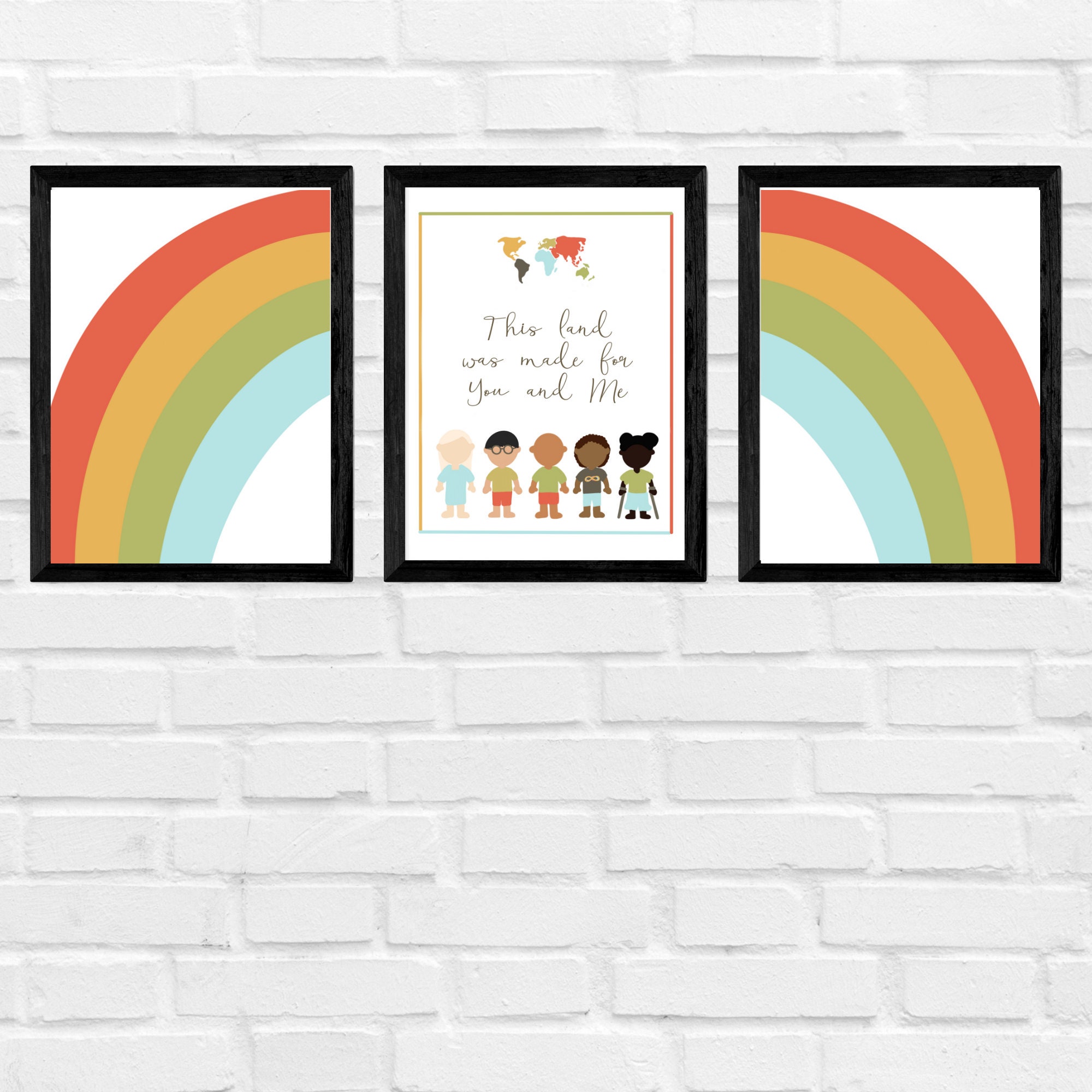 The Most Diverse Rainbow-themed Posters You Will Find for You - Etsy