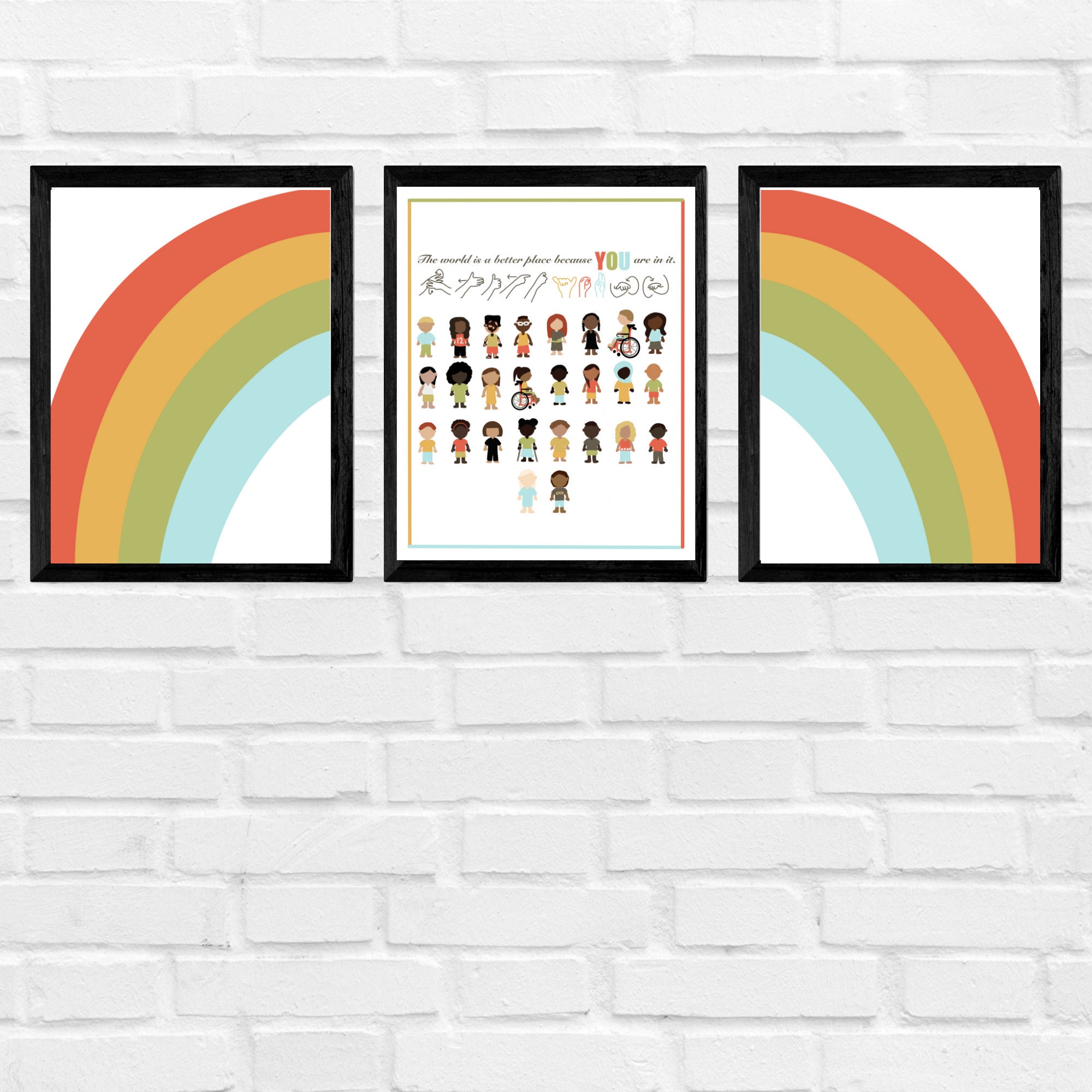 The Most Diverse Rainbow-themed Posters You Will Find for You - Etsy