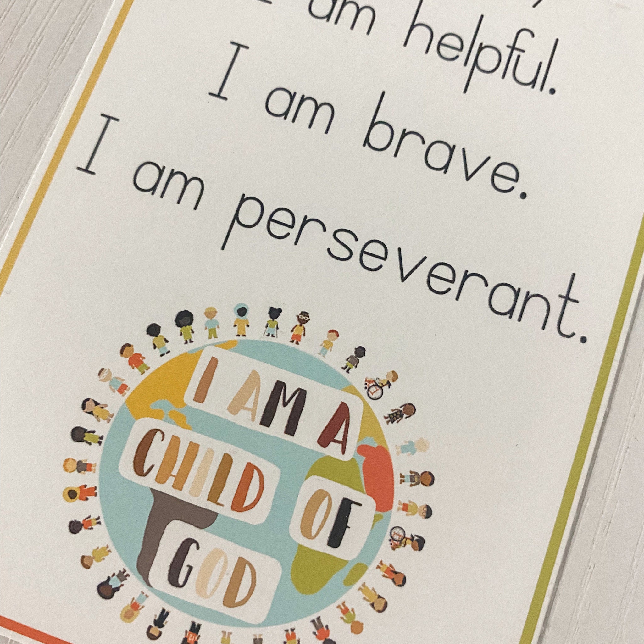 7-pack Bookmarks Double Sided Positive Affirmations and be Brave ...