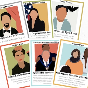 Hispanic/latin Heritage Month Classroom Posters and Matching Cards - Etsy