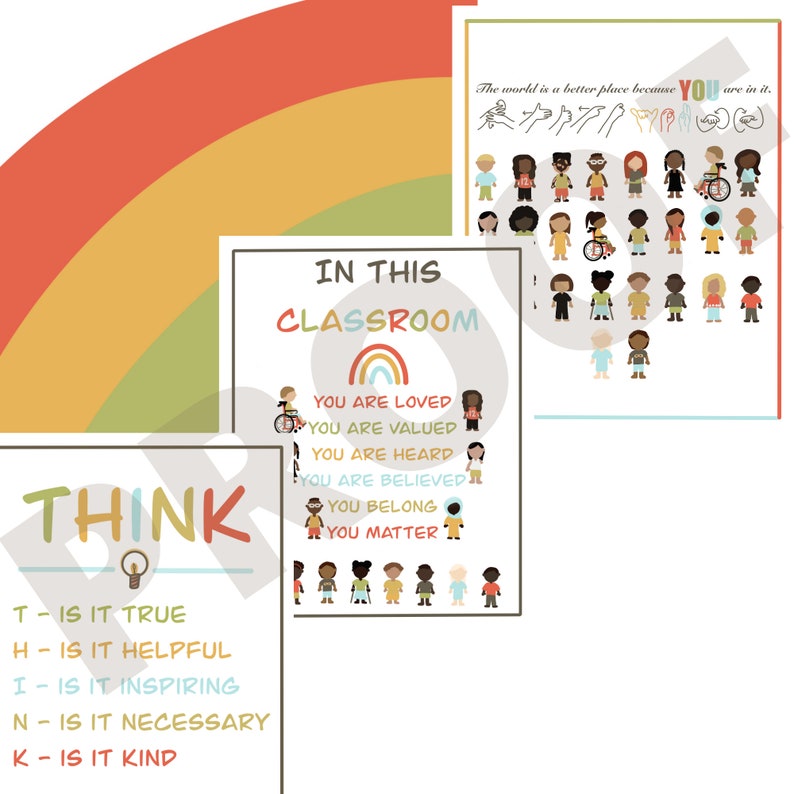 The Most Diverse Rainbow-themed Posters You Will Find for You - Etsy