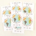 A-Z Countries Around the World Printable Cards With Country Flag and ...