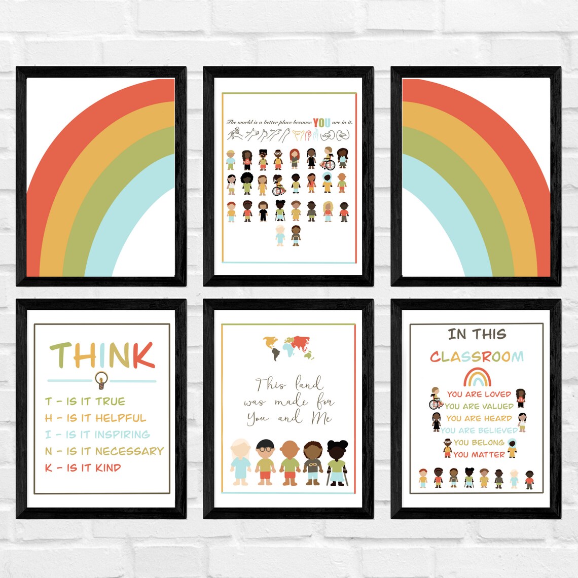The Most Diverse Rainbow-themed Posters You Will Find for You - Etsy