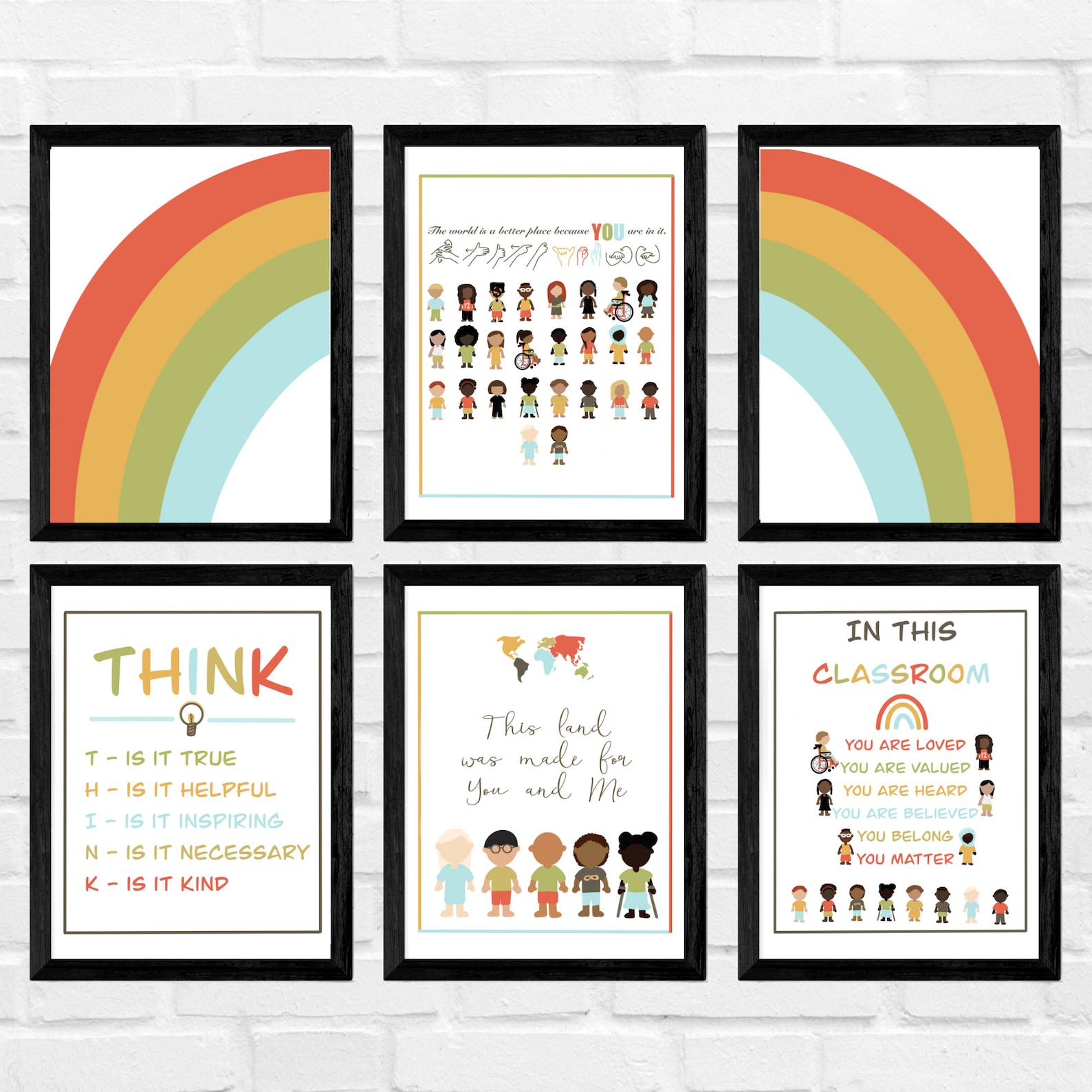 The Most Diverse Rainbow-themed Posters You Will Find for You - Etsy