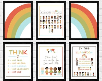 The Most Diverse Rainbow-themed Posters You Will Find for You - Etsy