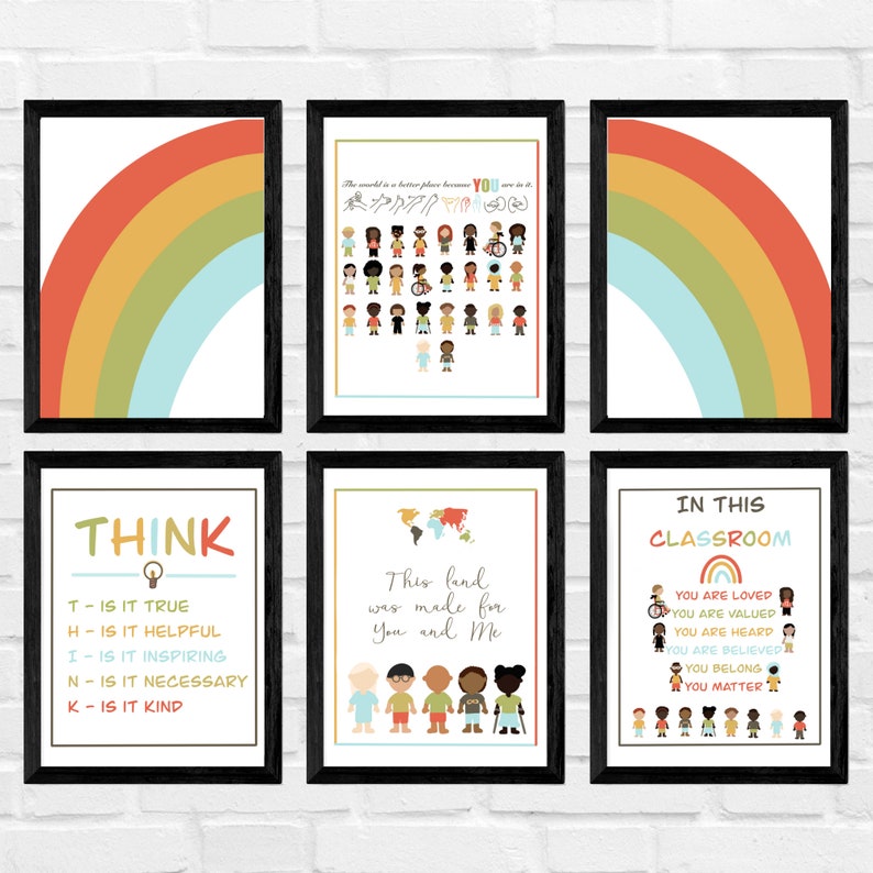 The Most Diverse Rainbow-themed Posters You Will Find for You - Etsy