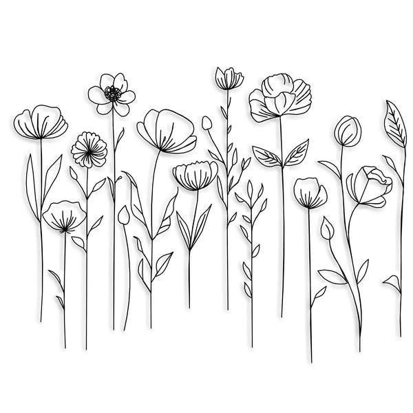 One Line Embroidery - Etsy