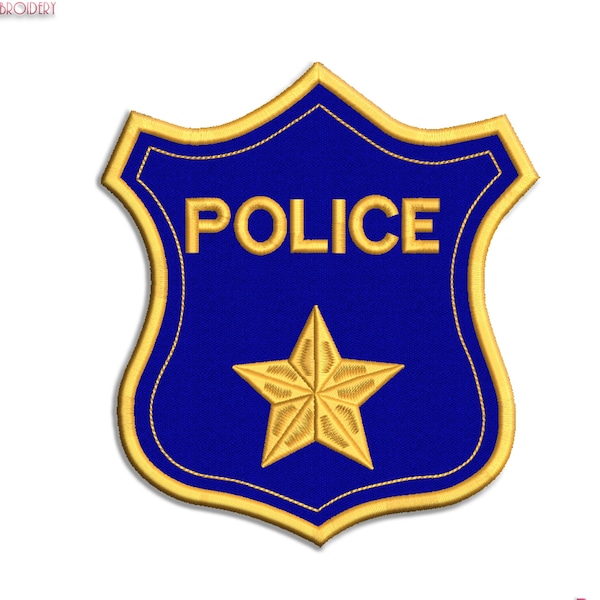 Police Embroidery - Etsy