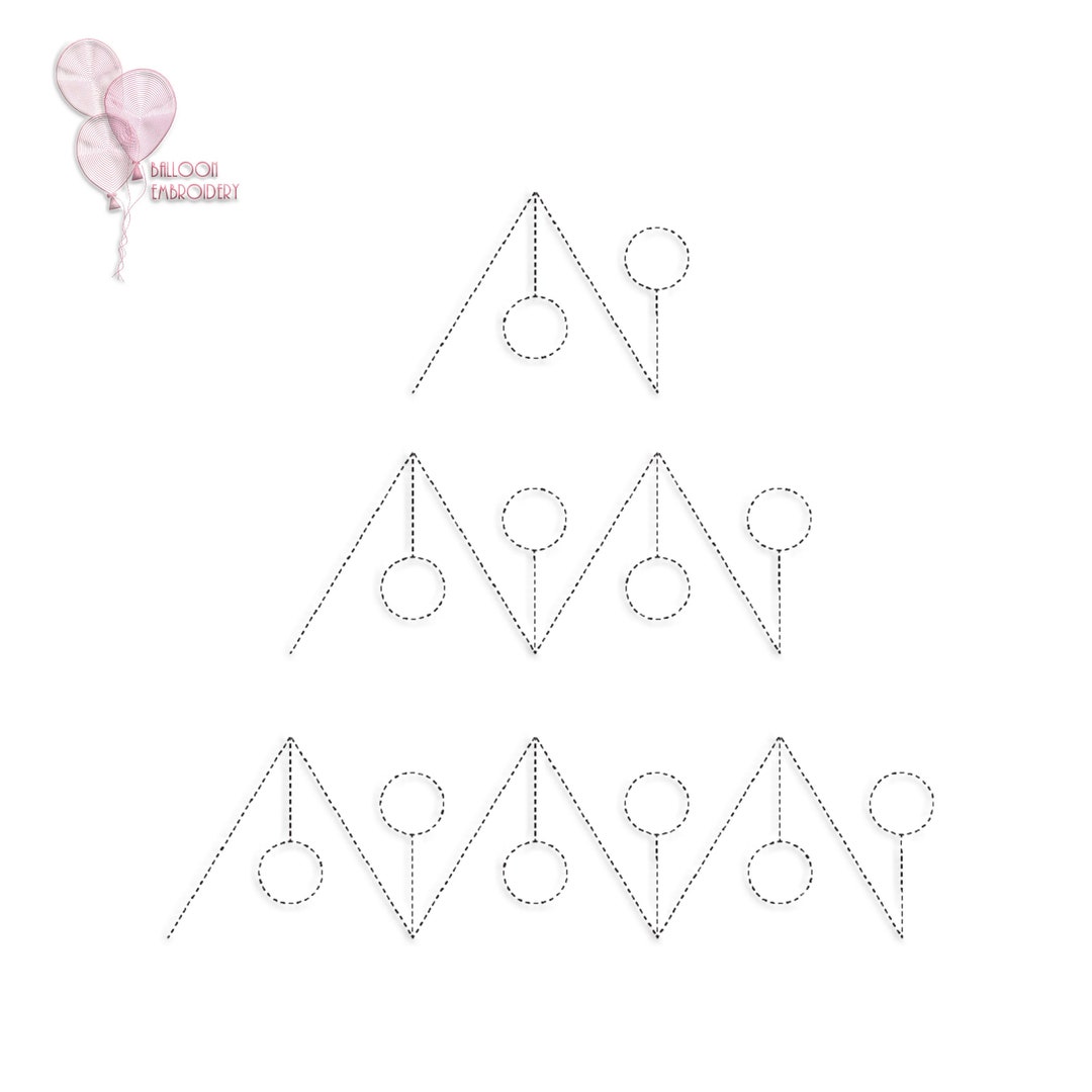 Pyramid Border Single Run Edge to Edge Continuous Quilt Block ...