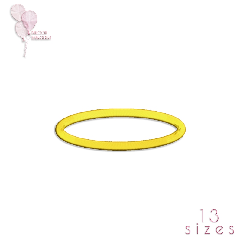 3D Halo Machine Embroidery Design File BE0059 | Etsy