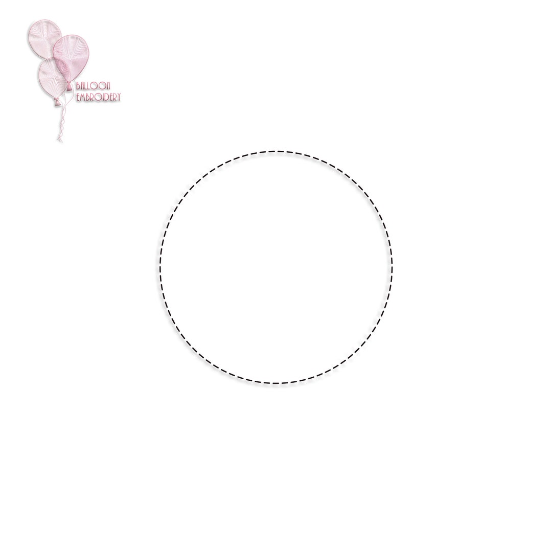 Circle Single Run Quilt Block Embroidery Design - Etsy