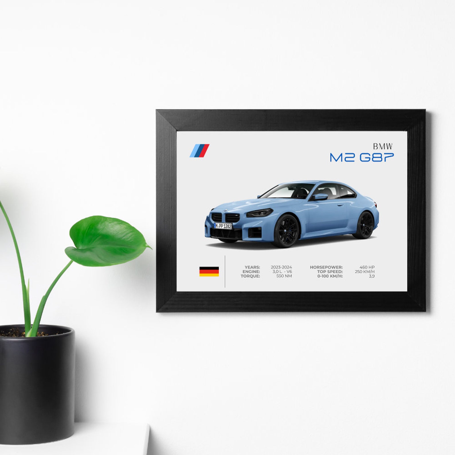 BMW M2 G87 Poster | Digital Download | Printable Car Poster | Supercar ...