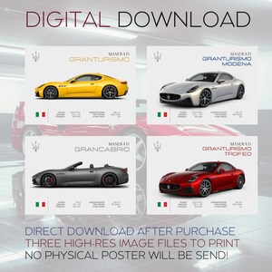 Maserati MC20 Cielo Poster | Digital Download | Printable Car Poster ...