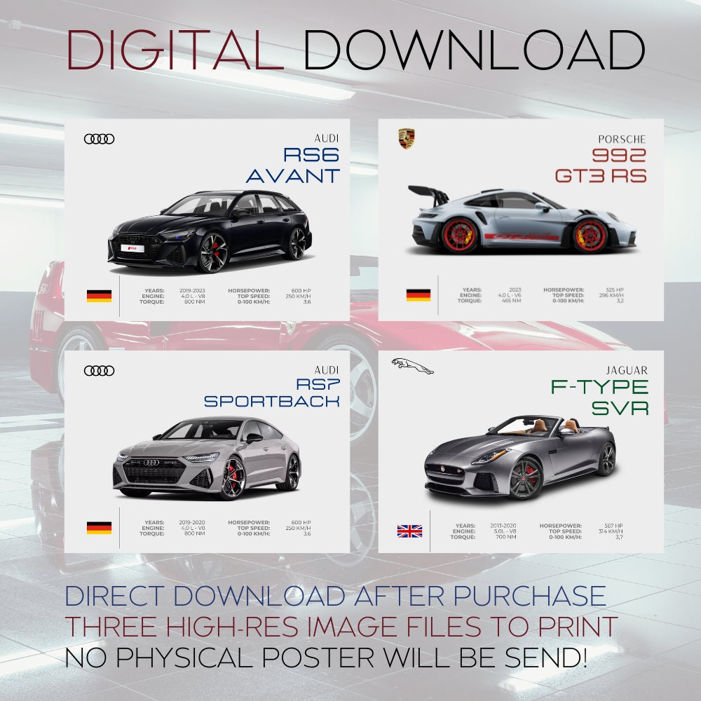 Porsche Macan GTS Poster Digital Download Printable Car Poster Supercar ...