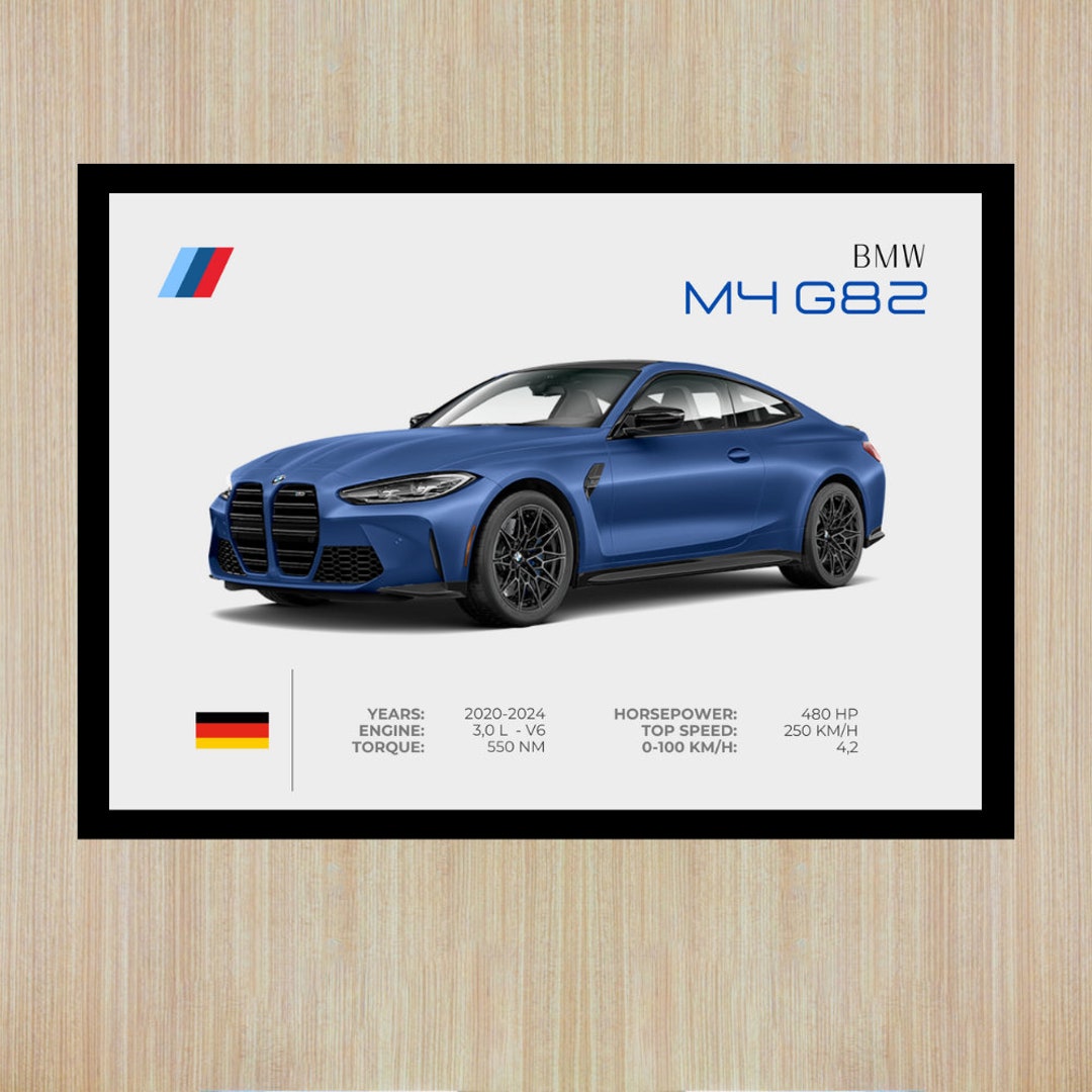 BMW M4 Competition Poster | Digital Download | Printable Car Poster ...