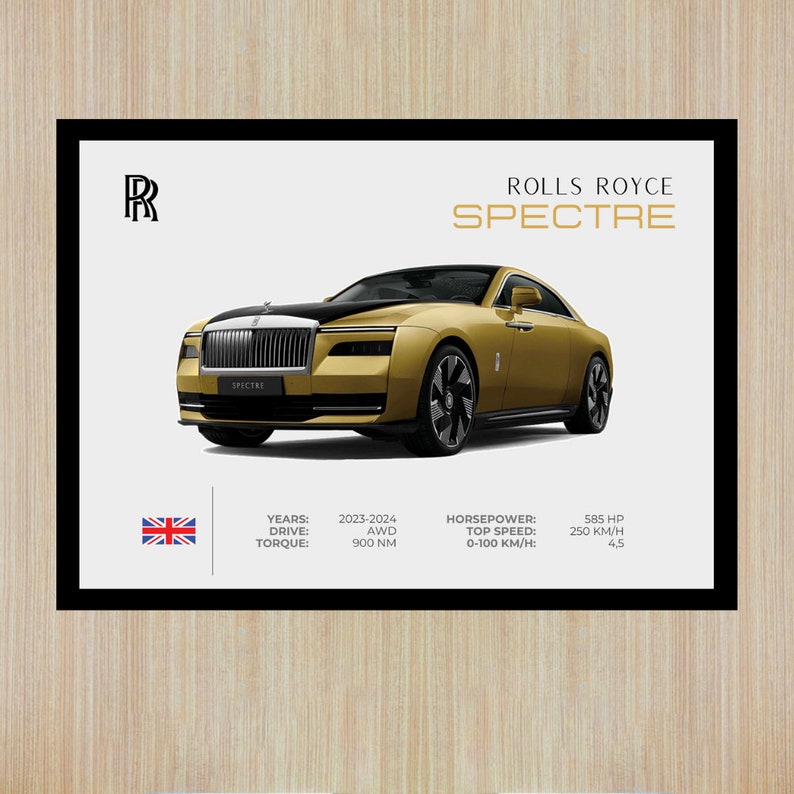 Rolls Royce Specter Poster Digital Download Printable Car Poster ...