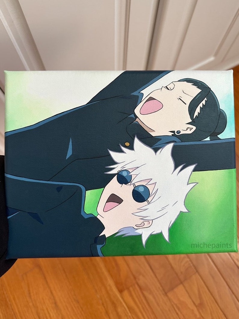 Gojo & Geto JJK Canvas Painting - Etsy