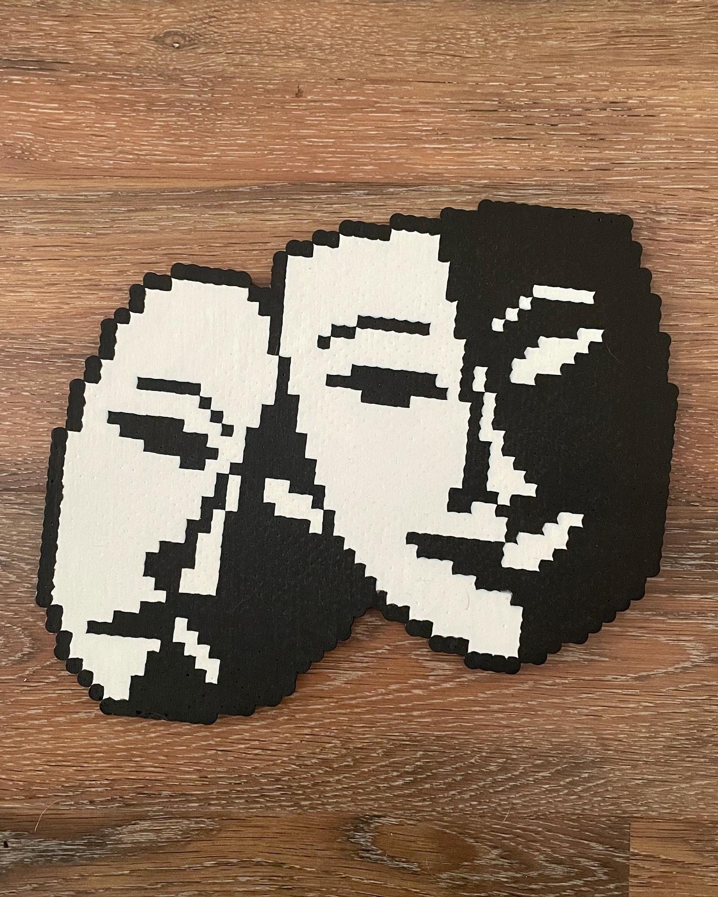 Perler Comedy and Tragedy Theatre Masks - Etsy