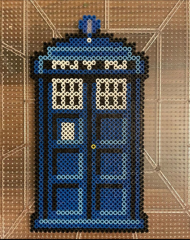 TARDIS Perler - Etsy