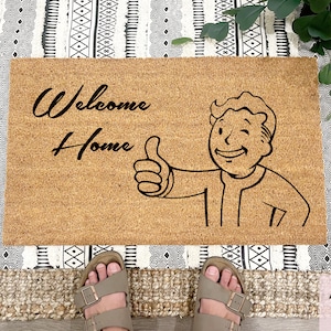 Fallout Boy Vault-tec | Nuka Cola Wasteland Doormat | Welcome Home ...