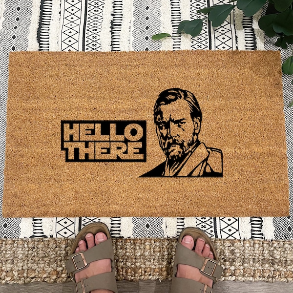Hello Doormat - Etsy