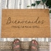 Bienvenidos (pero No Por Mucho Tiempo), Spanish Welcome Door Mat ...