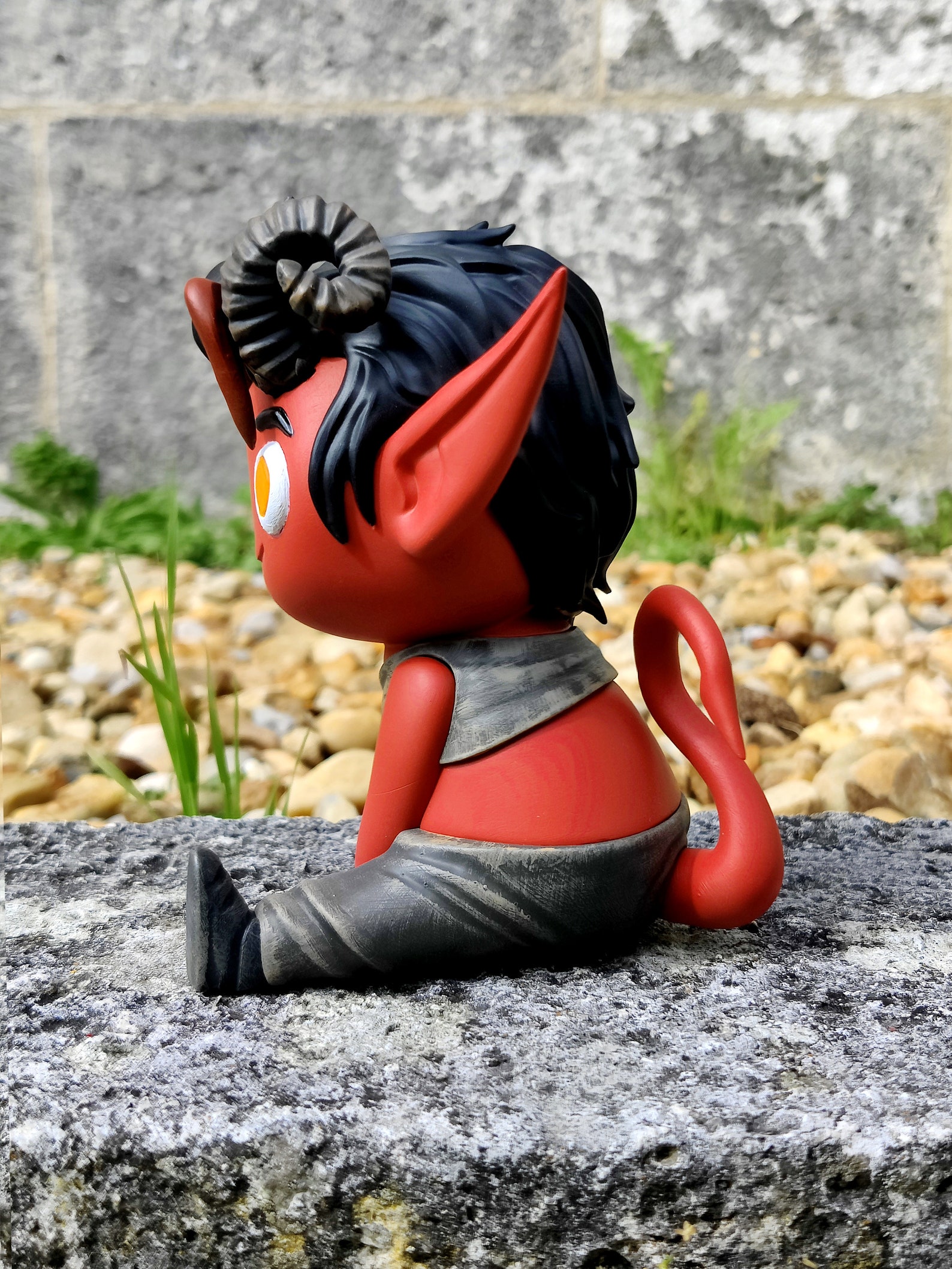 Resin Printed Karlach Figure Painted - Etsy