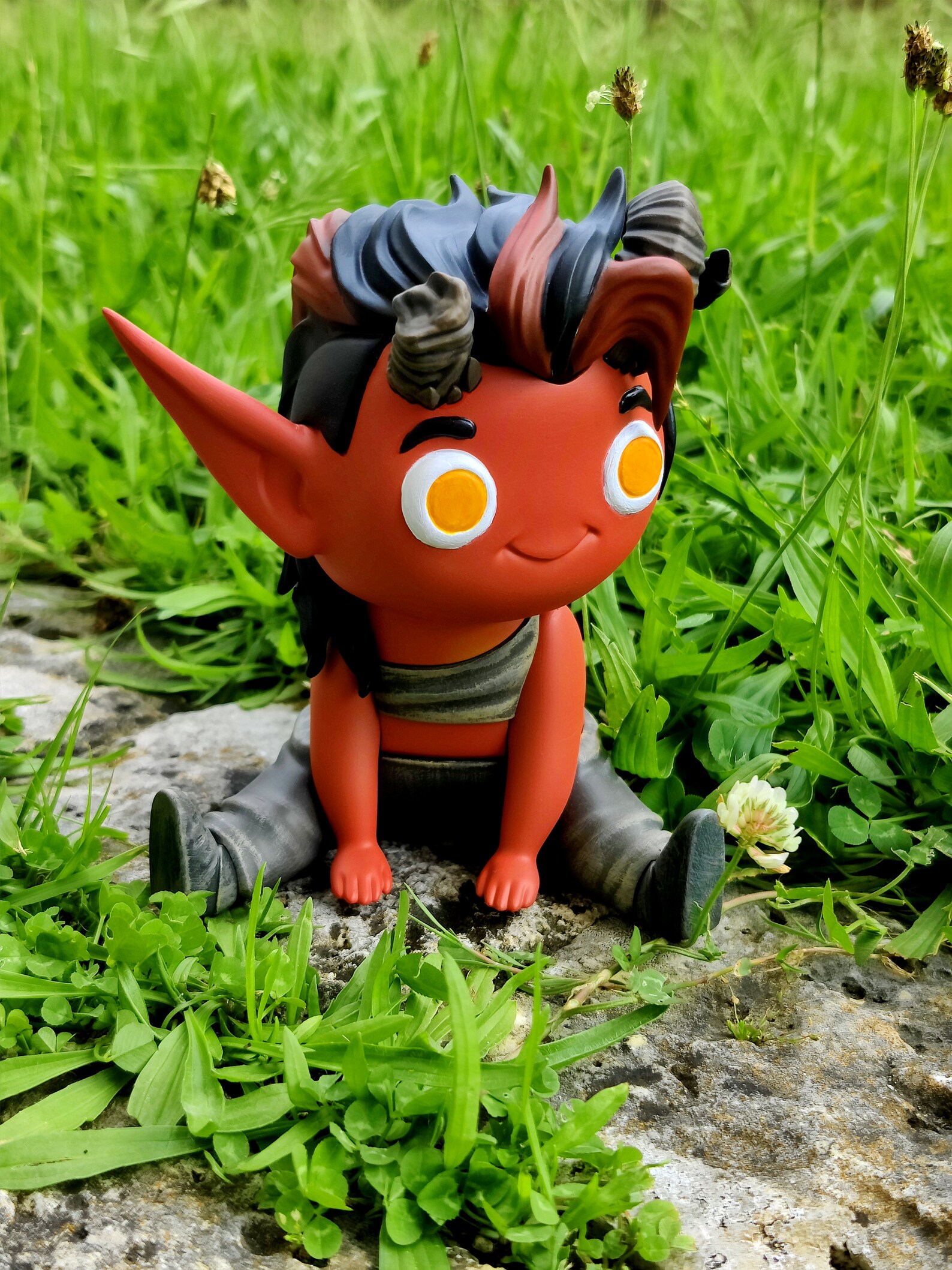 Resin Printed Karlach Figure - Painted - Etsy