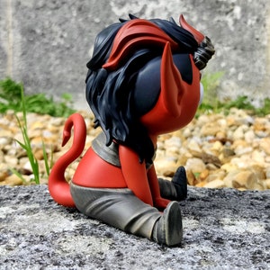 Resin Printed Karlach Figure - Painted - Etsy