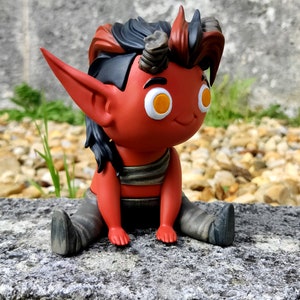 Resin Printed Karlach Figure - Painted - Etsy