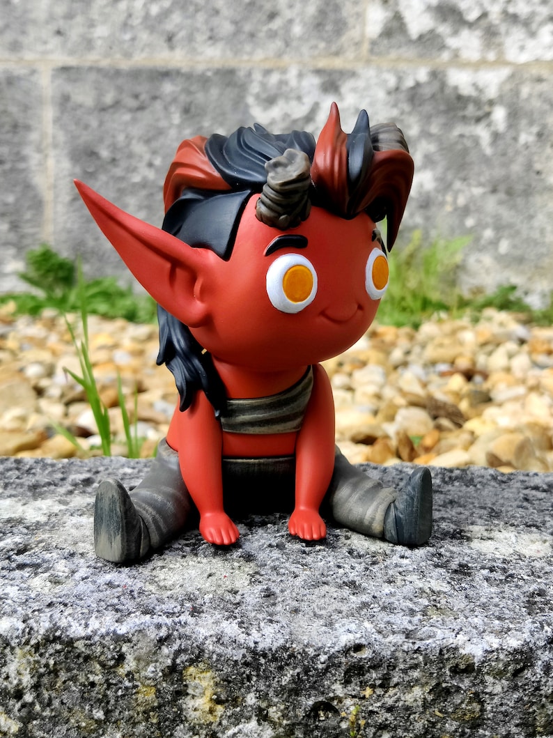 Resin Printed Karlach Figure - Painted - Etsy